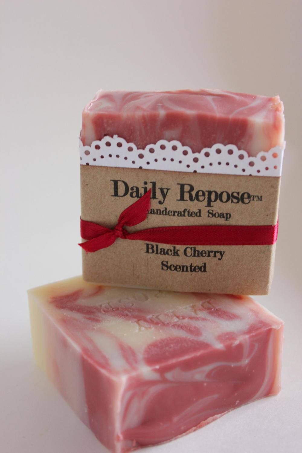 Black Cherry Soap Scented Cold Process Cherries Vegan on Luulla